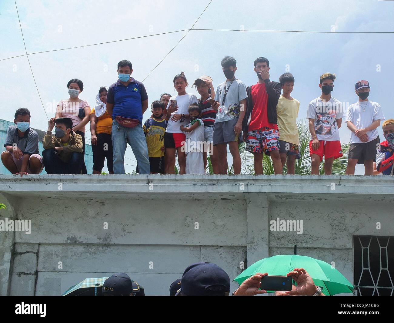Manila, Philippines. 26th May, 2022. Fans and supporters of the late ...