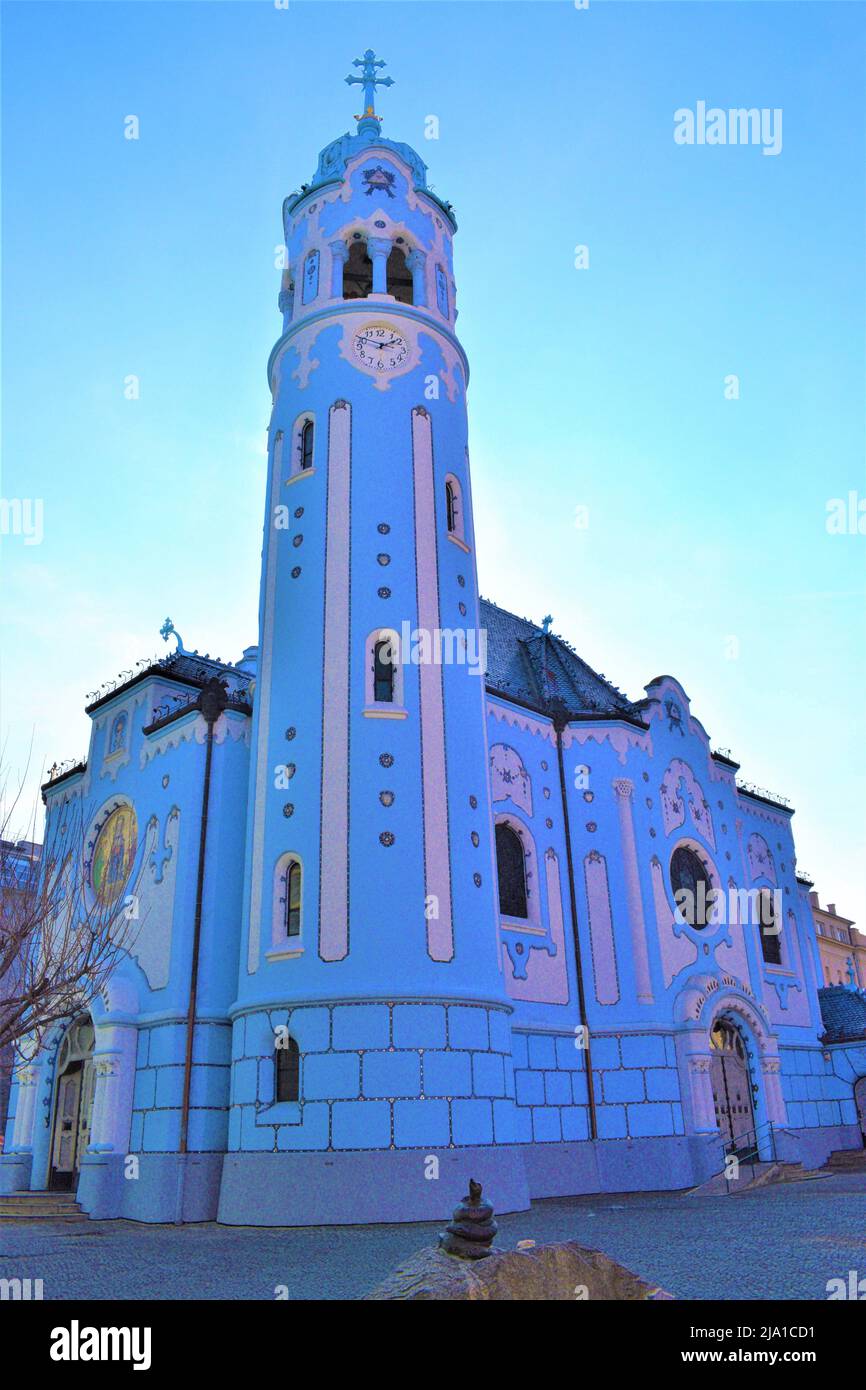 The Blue Church in Bratislava Stock Photo - Alamy