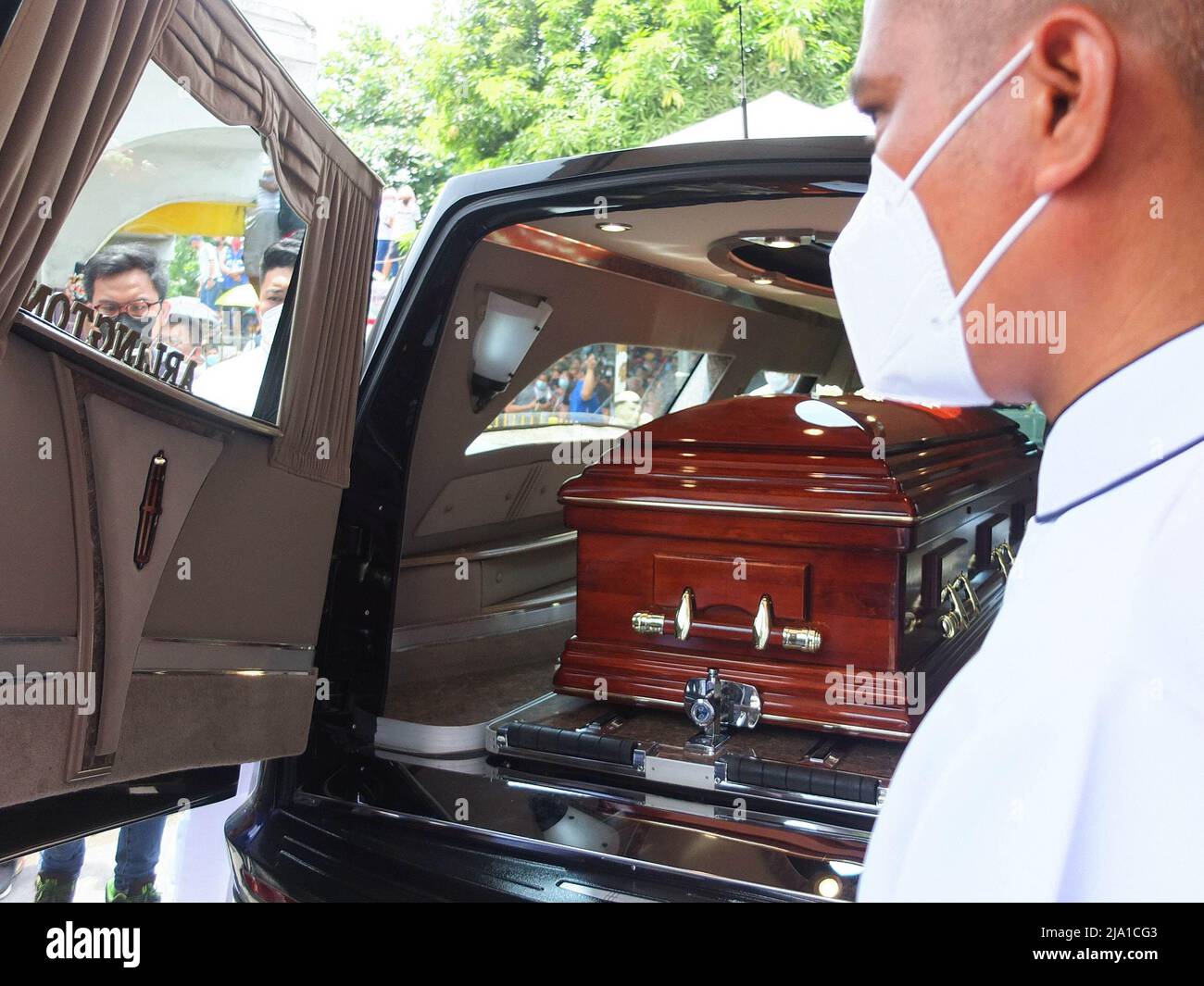 Manila, Philippines - 26 May 2022, Casket of the late actress Susan ...
