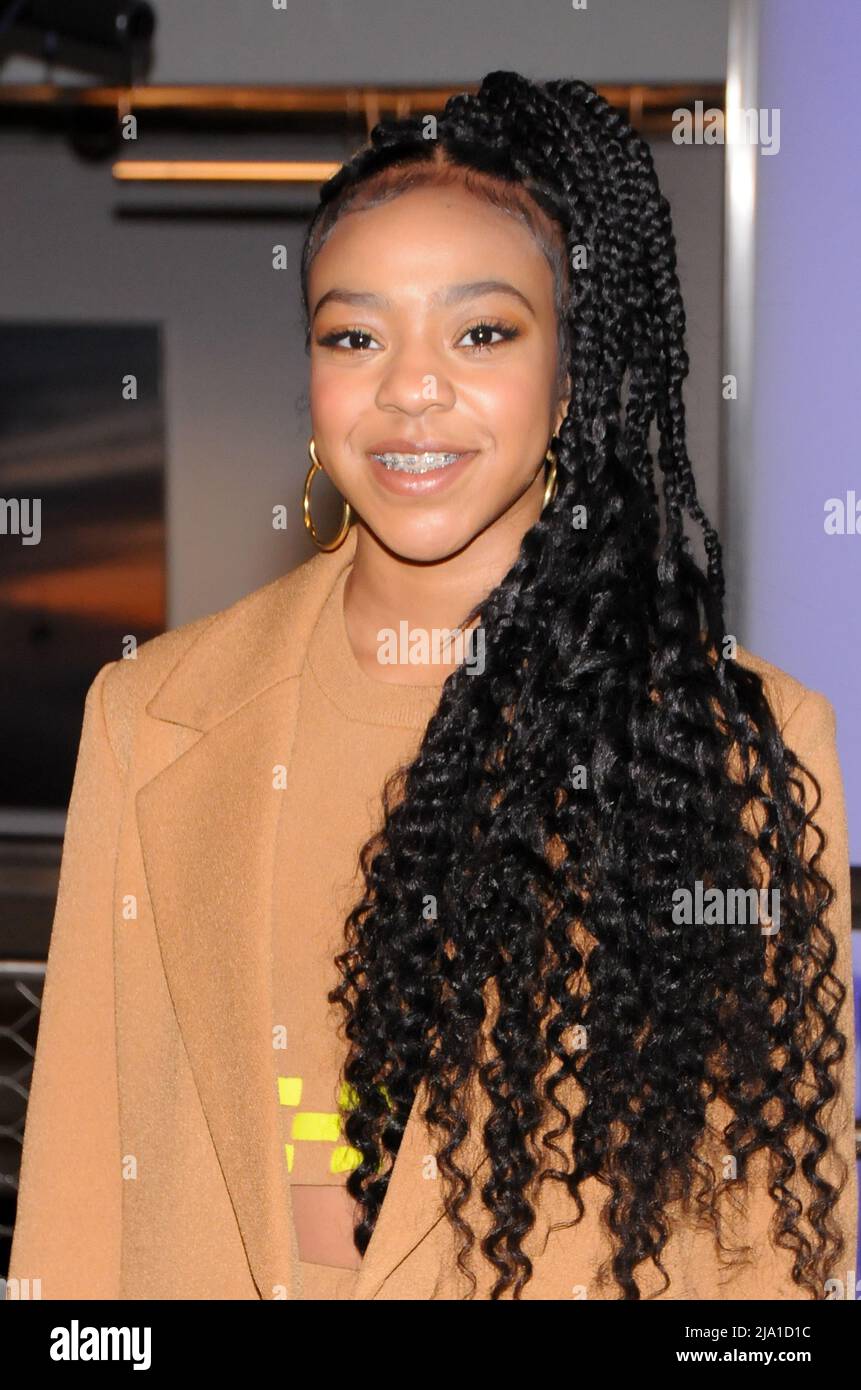 New York, United States. 26th May, 2022. Priah Ferguson visits the ...