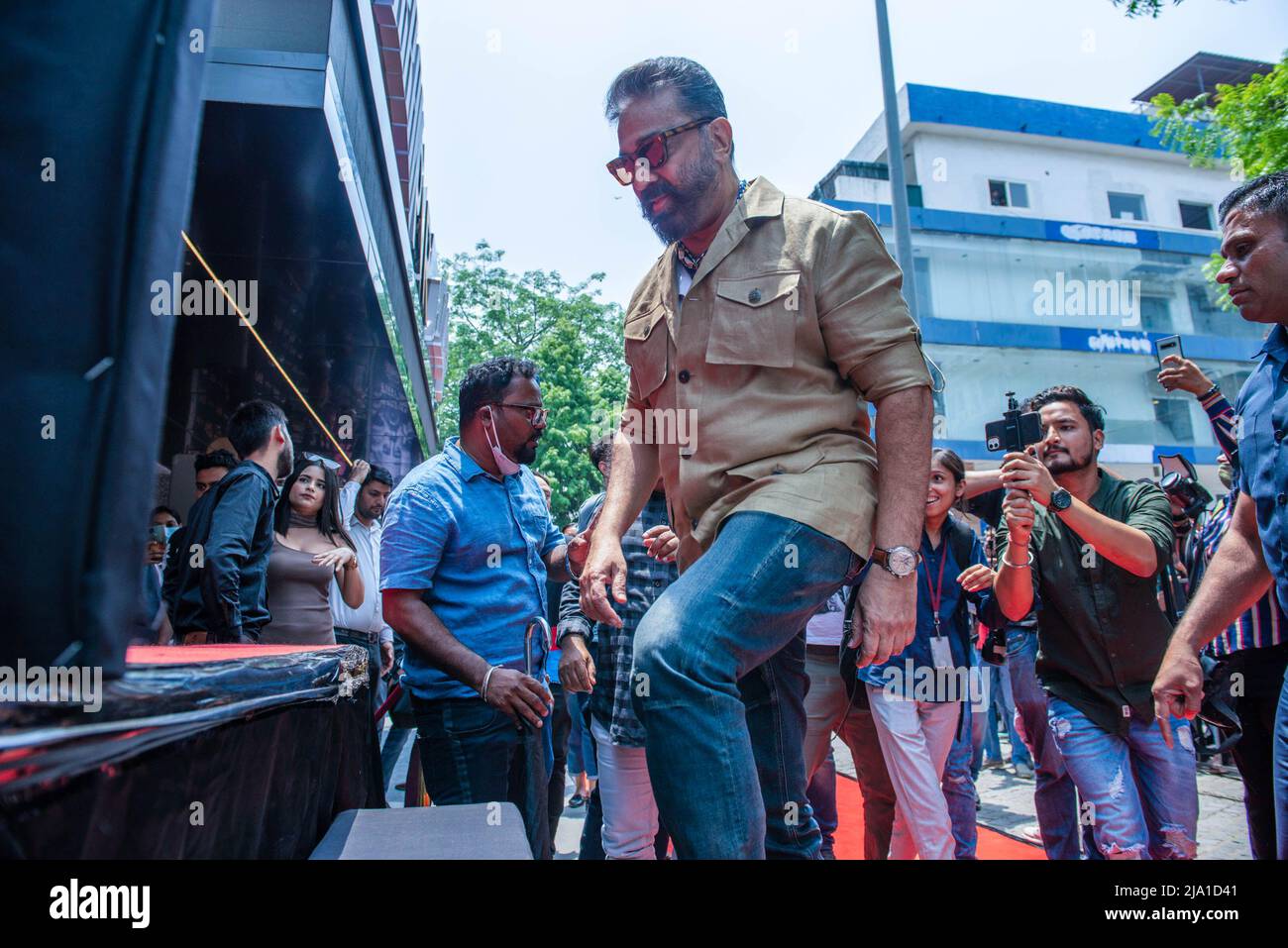 New Delhi, India - 26 May 2022, Kamal Haasan, Indian actor seen ...