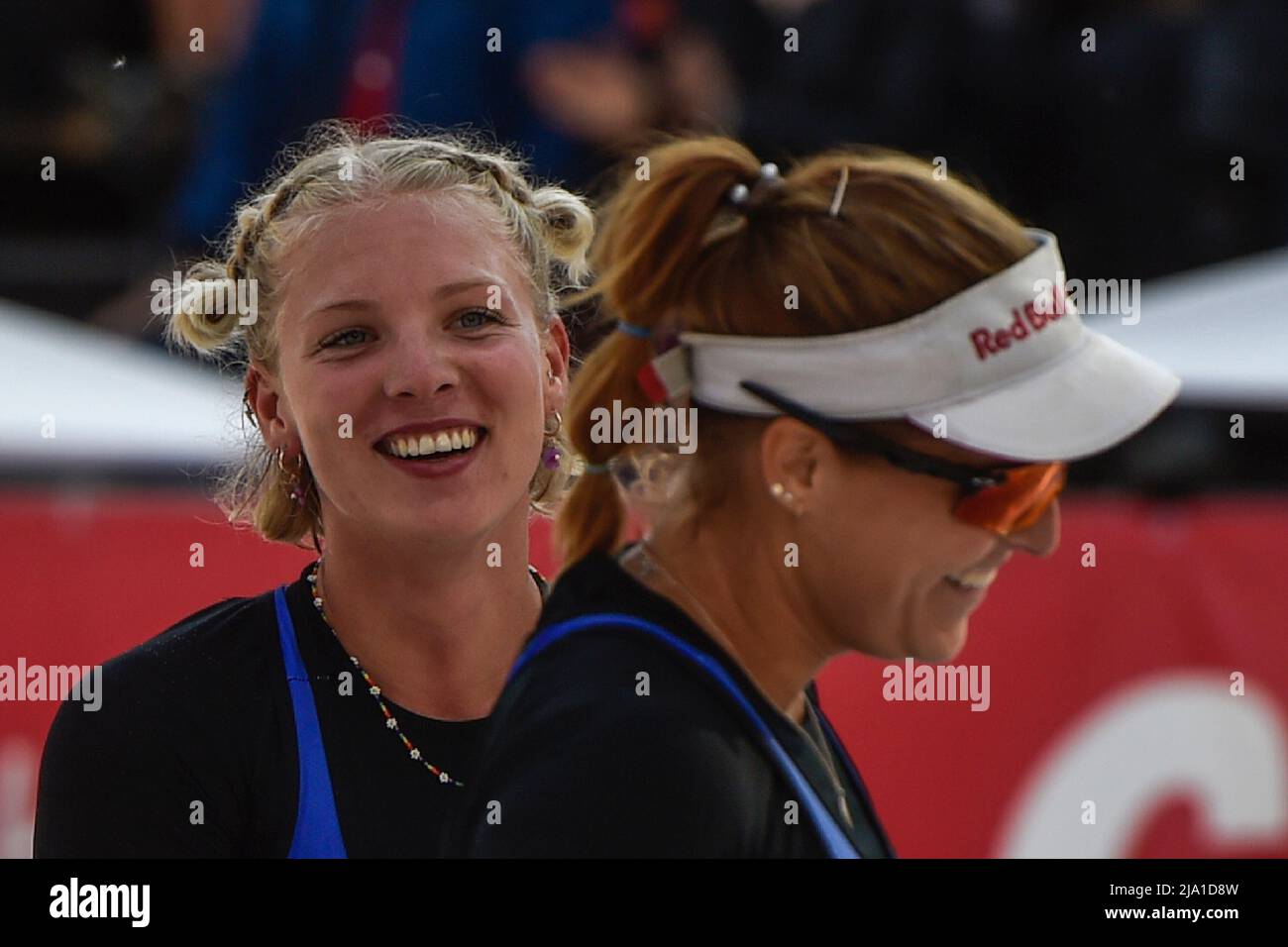Ostrava, Czech Republic. 26th May, 2022. From left Czech Marie-Sara ...