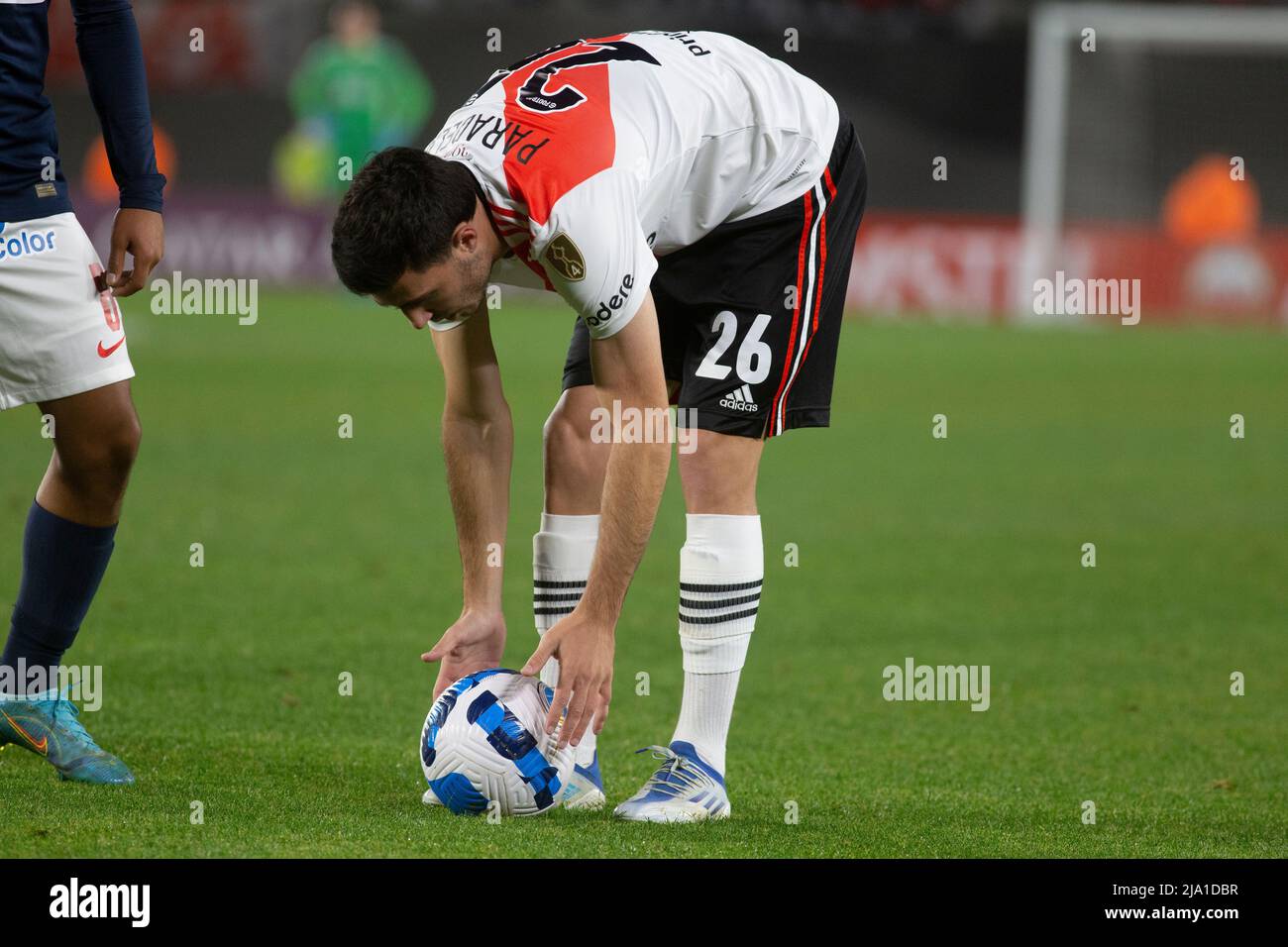 Fotball players from River Plate Team Argentina plays against Alianza ...