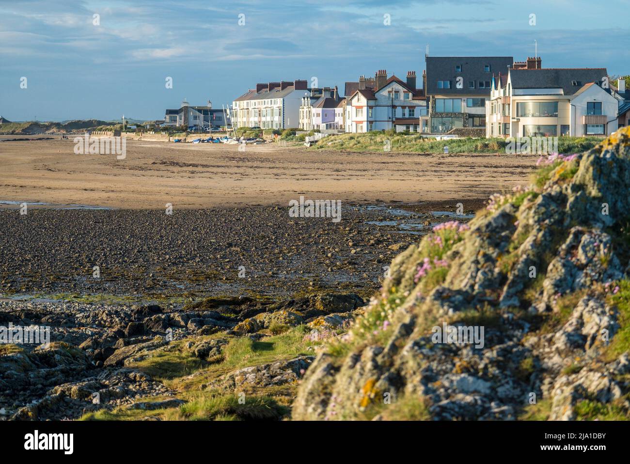 Rhosneigr a coastal village on Anglesey, Wales Stock Photo - Alamy