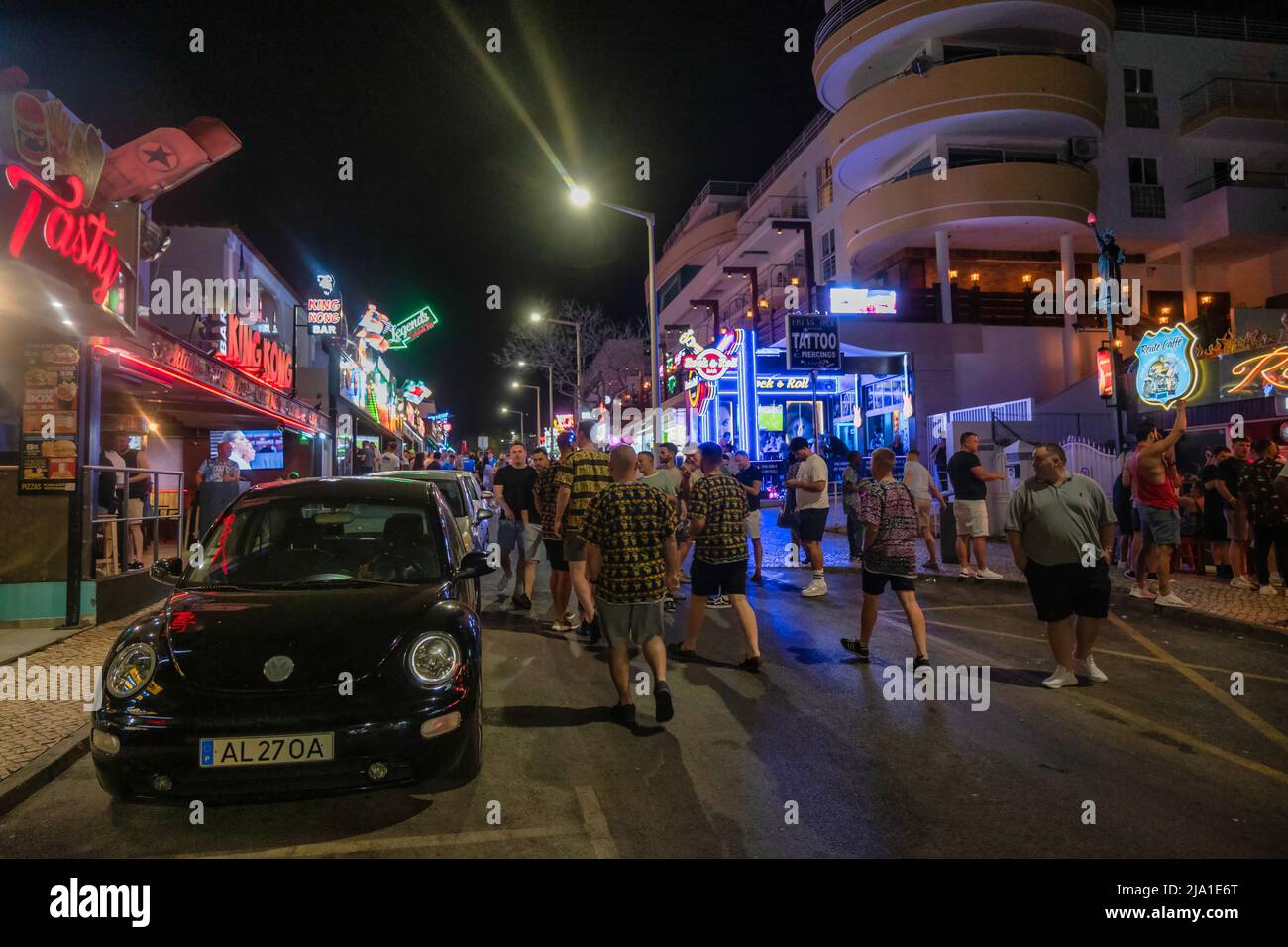 Algarve, Portugal. 20 May 2022. View of the Strip in Albufeira in ...
