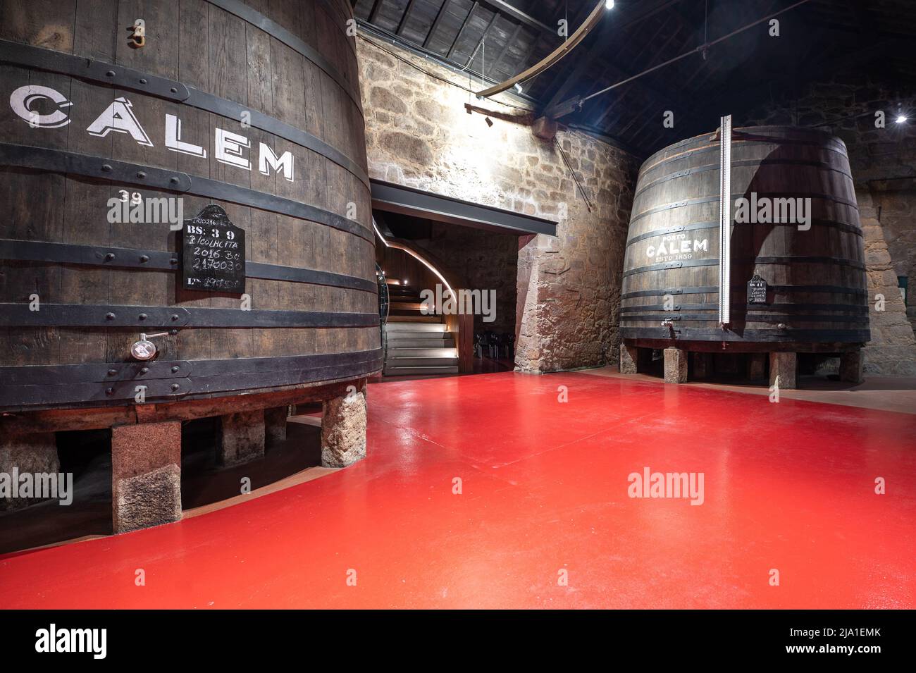 Porto, Portugal. 2022 May 05 . Calem winery in Gaia in the city of ...