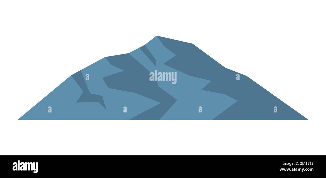 Panoramic image rock mountain Stock Vector Images - Alamy