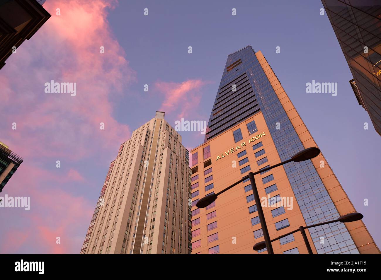 Tha "Alvear Icon" Hotel at twilight, Puerto Madero, Buenos Aires ...