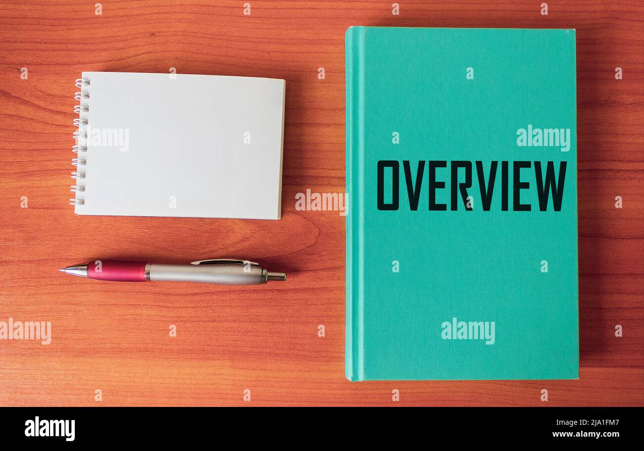 Overview word. Summary, review and recap concept Stock Photo - Alamy
