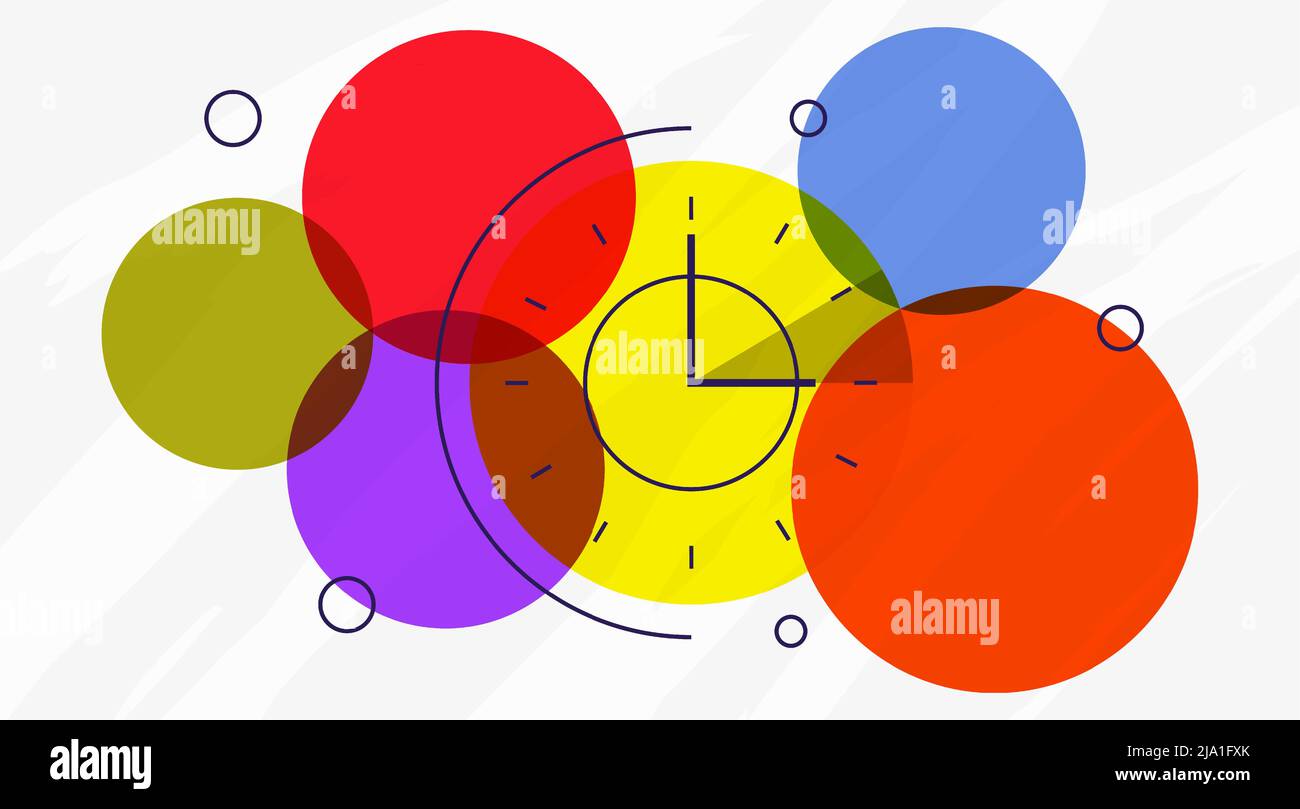 Spring forward and fall back alarm clocks Daylight Saving Time banner ...