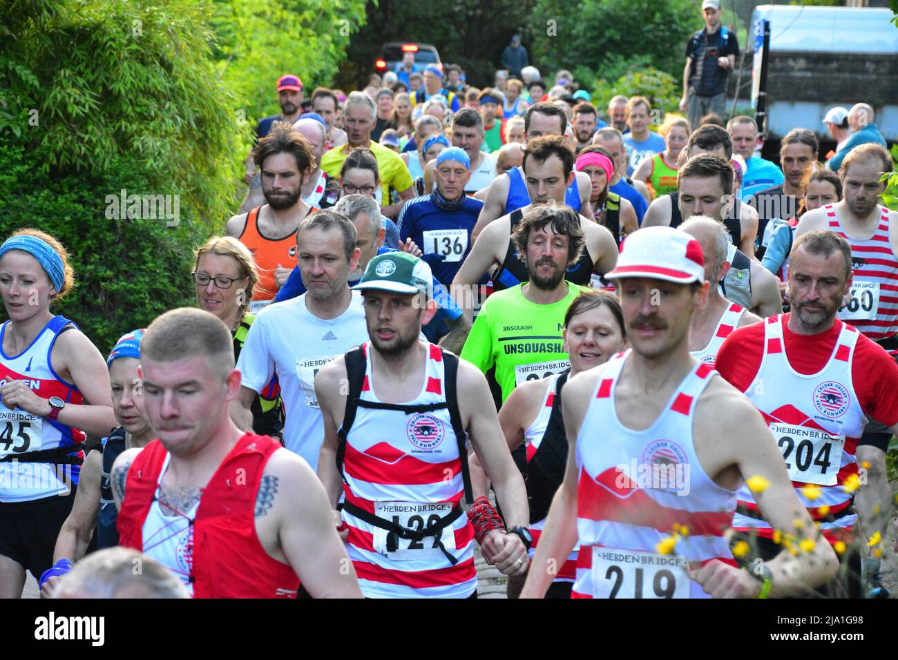 Calder valley fell runners hi-res stock photography and images - Alamy