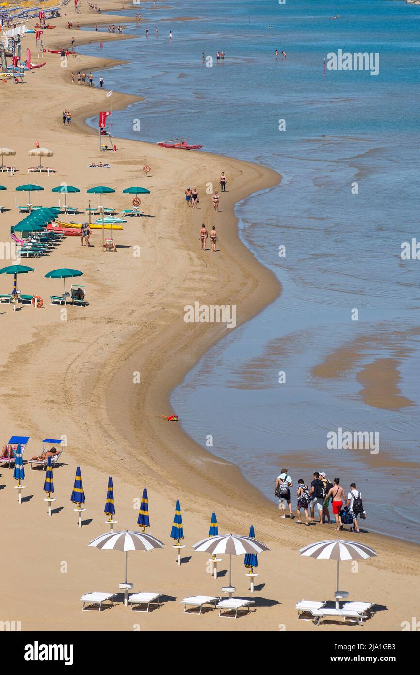Termoli (CB),Molise Region,Italy:North promenade of Termoli with still ...