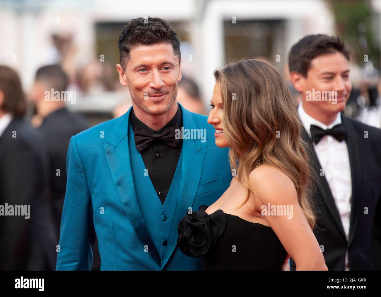 May 26th, 2022. Cannes, France. Robert Lewandowski and Anna Lewandowski ...