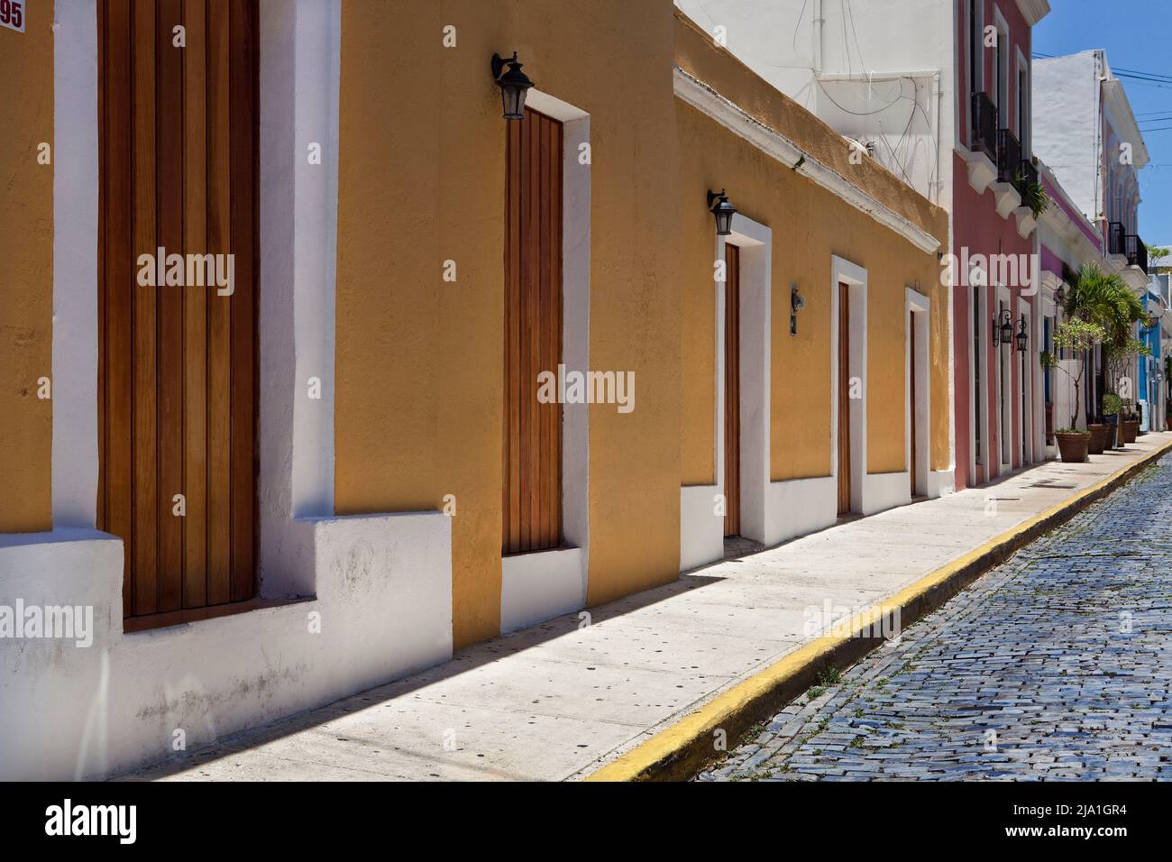 Buildings Old San Juan Puerto Rico H Stock Photo - Alamy