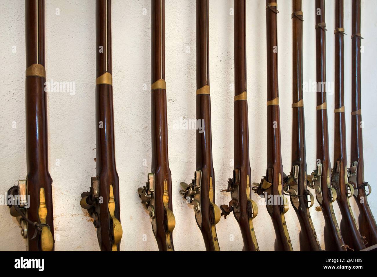 Muskets Fort San Cristobal Puerto Rico H Stock Photo - Alamy