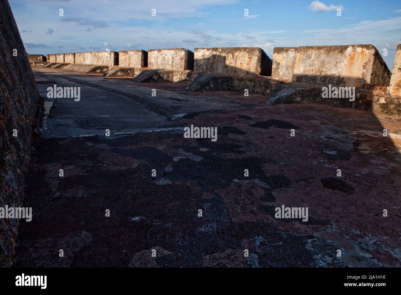 Parapet Fort San Cristobal Puerto Rico 1 H Stock Photo - Alamy