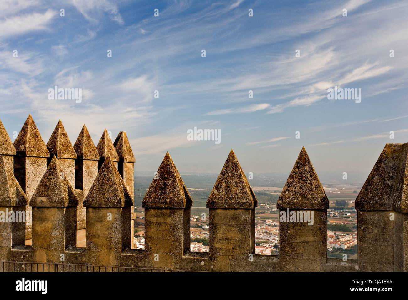 Almodovar Castle view of village near Cordoba Spain H Stock Photo - Alamy