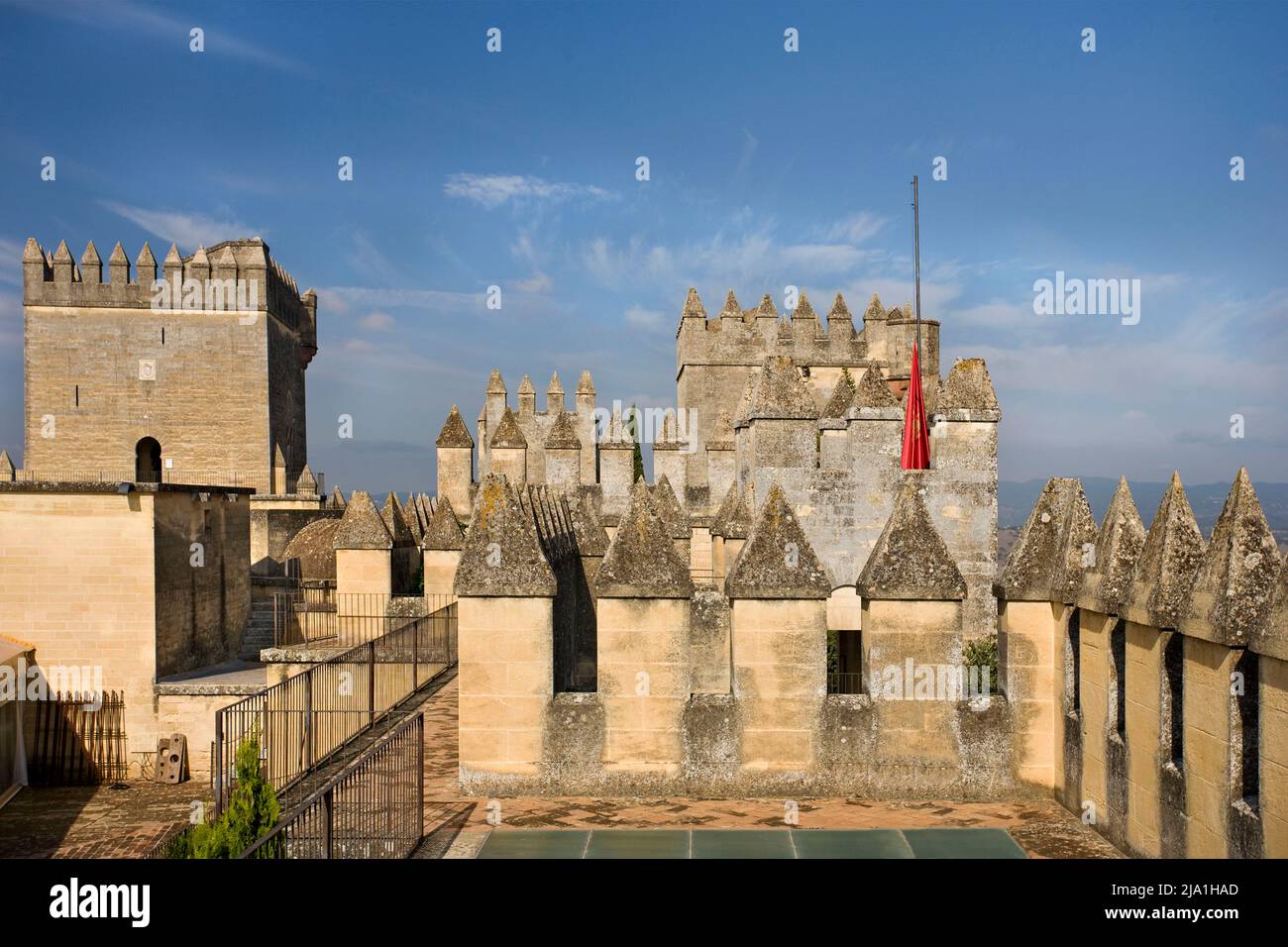 Almodovar Castle walls and towers near Cordoba Spain H Stock Photo - Alamy