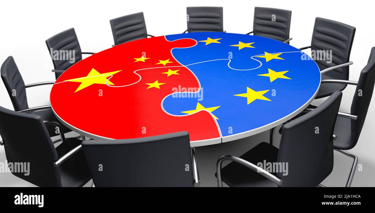 Europe business meeting round table hi-res stock photography and images ...