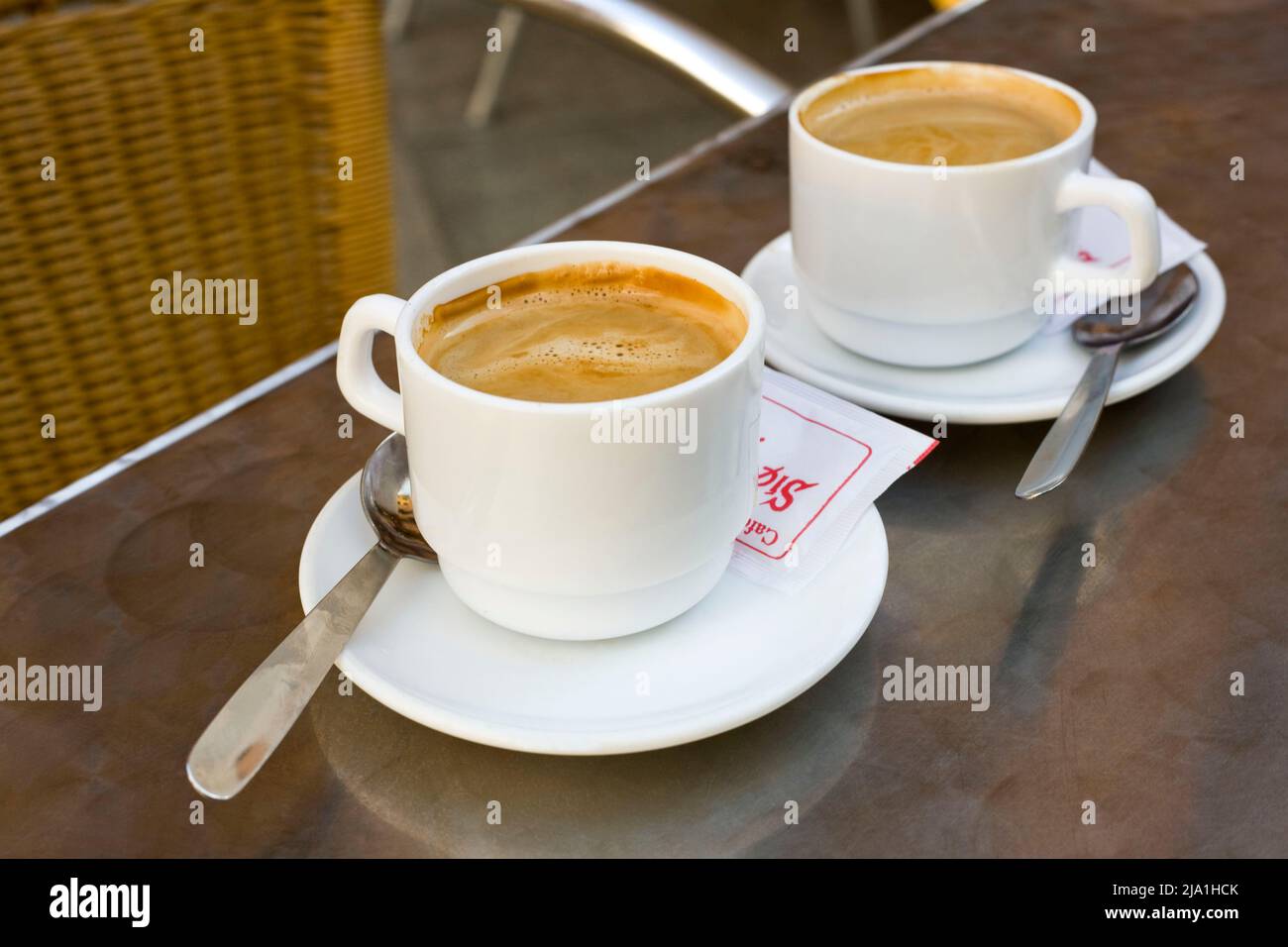 Cafe con leche hi-res stock photography and images - Alamy