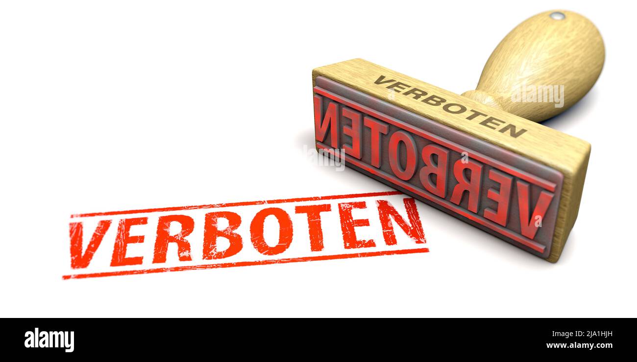 Symbolbild zum Thema Verbote Stock Photo - Alamy