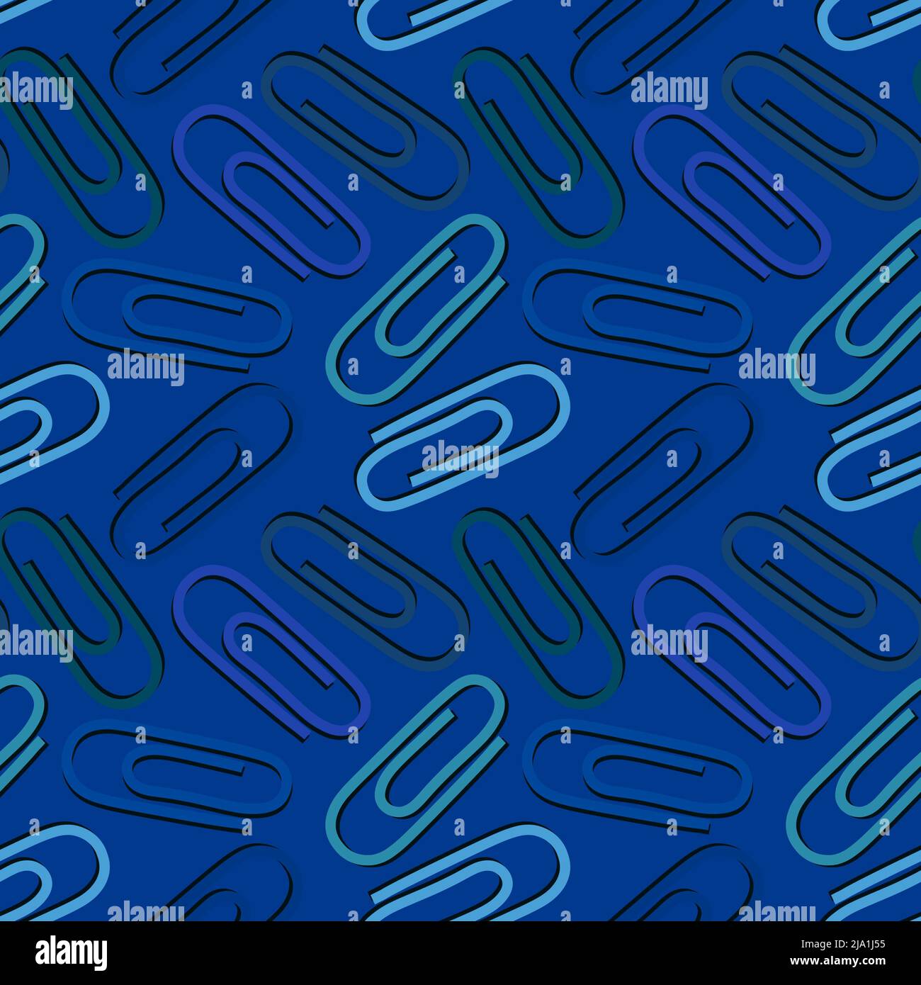 School seamless paper clip pattern for wallpaper and fabrics and ...