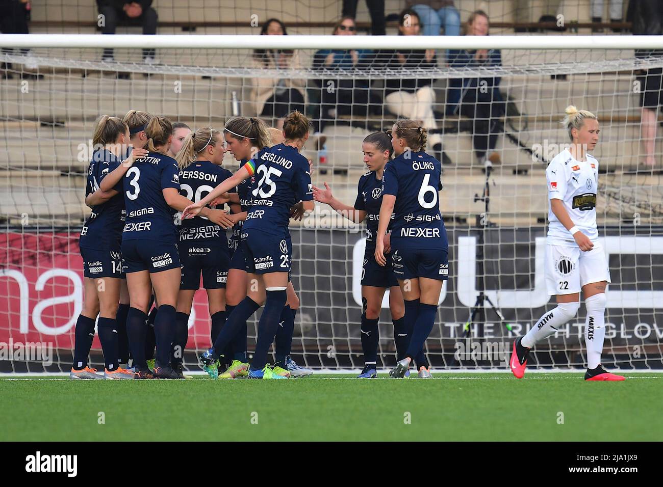 Malmo, Sweden, May 26th 2022: FC Rosengard celebrates goal in the ...