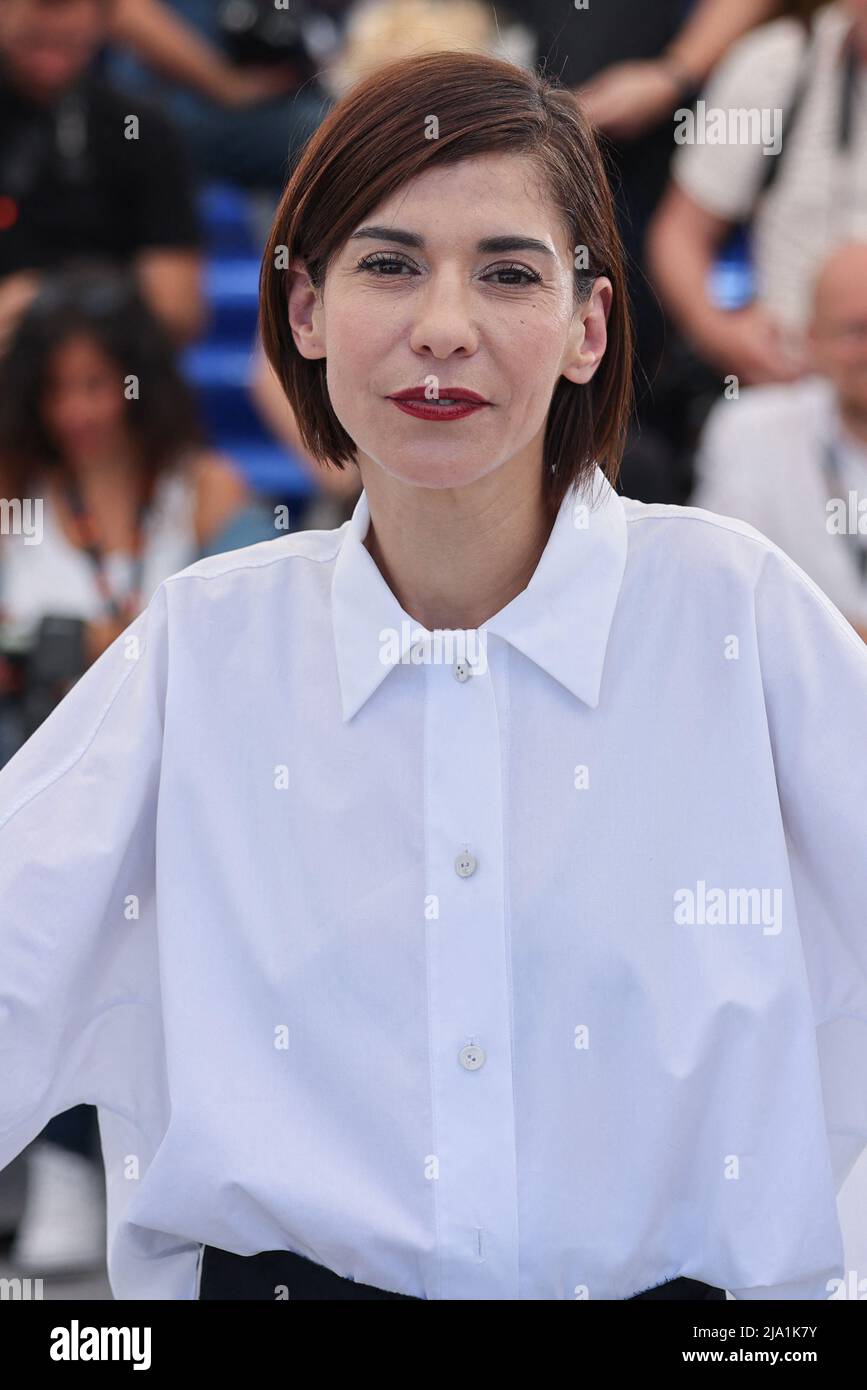 Cannes, France. May 26, 2022, Lubna Azabal attending the photocall for ...