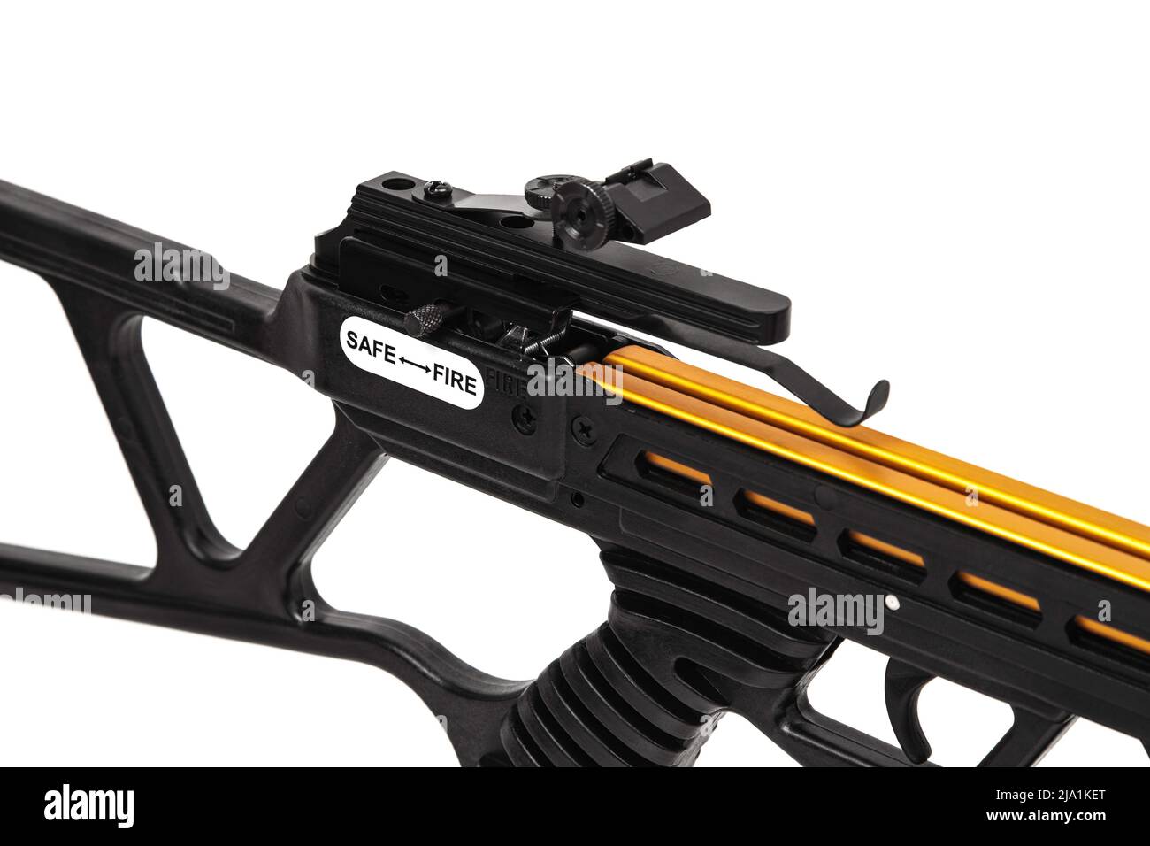 Modern crossbow isolate on a white background. Quiet weapon for hunting ...