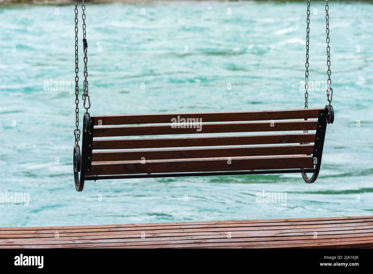 Swing over water hi-res stock photography and images - Alamy