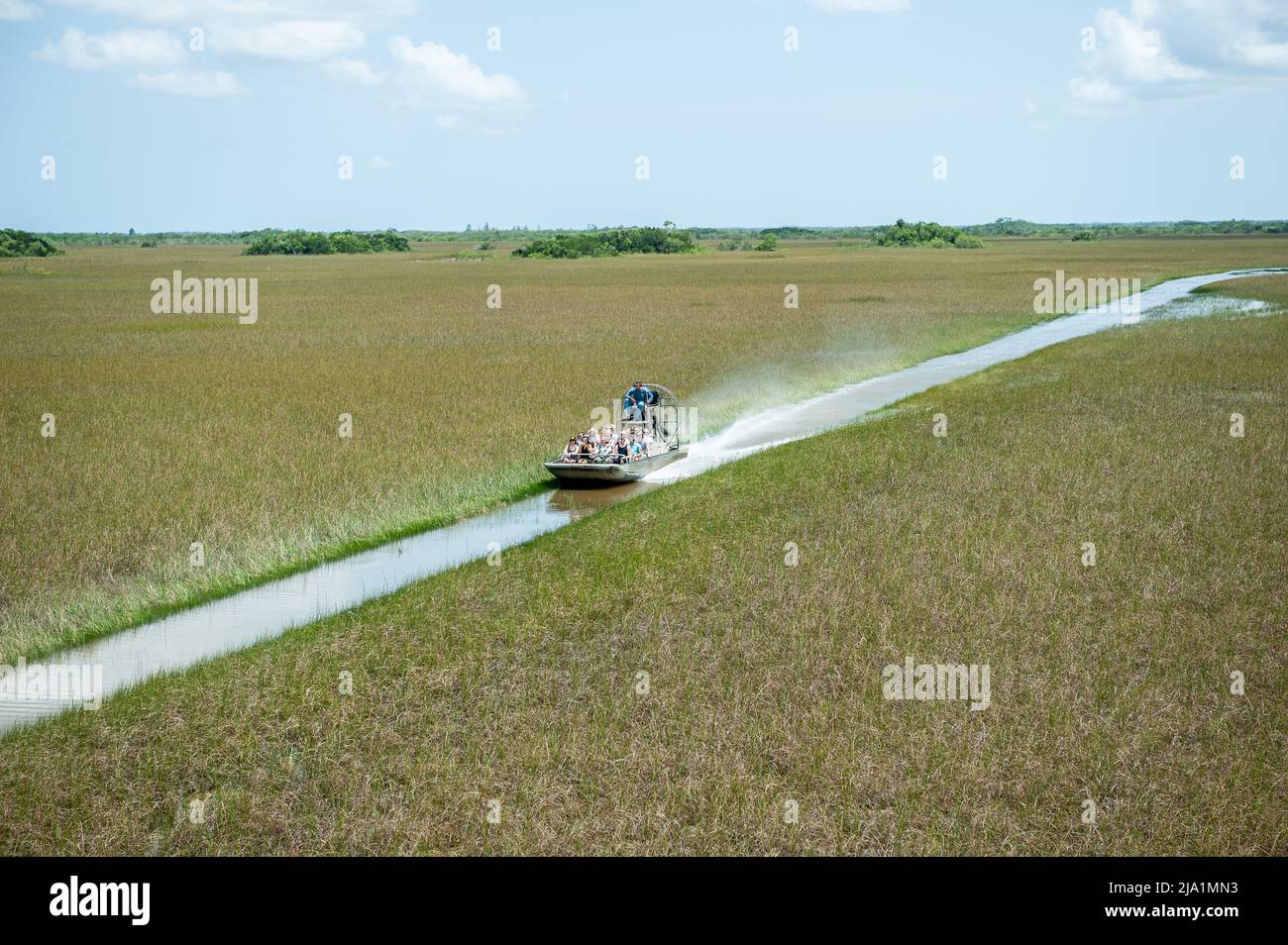 Stock images of Everglades National Park, Florida - Airboats flying ...
