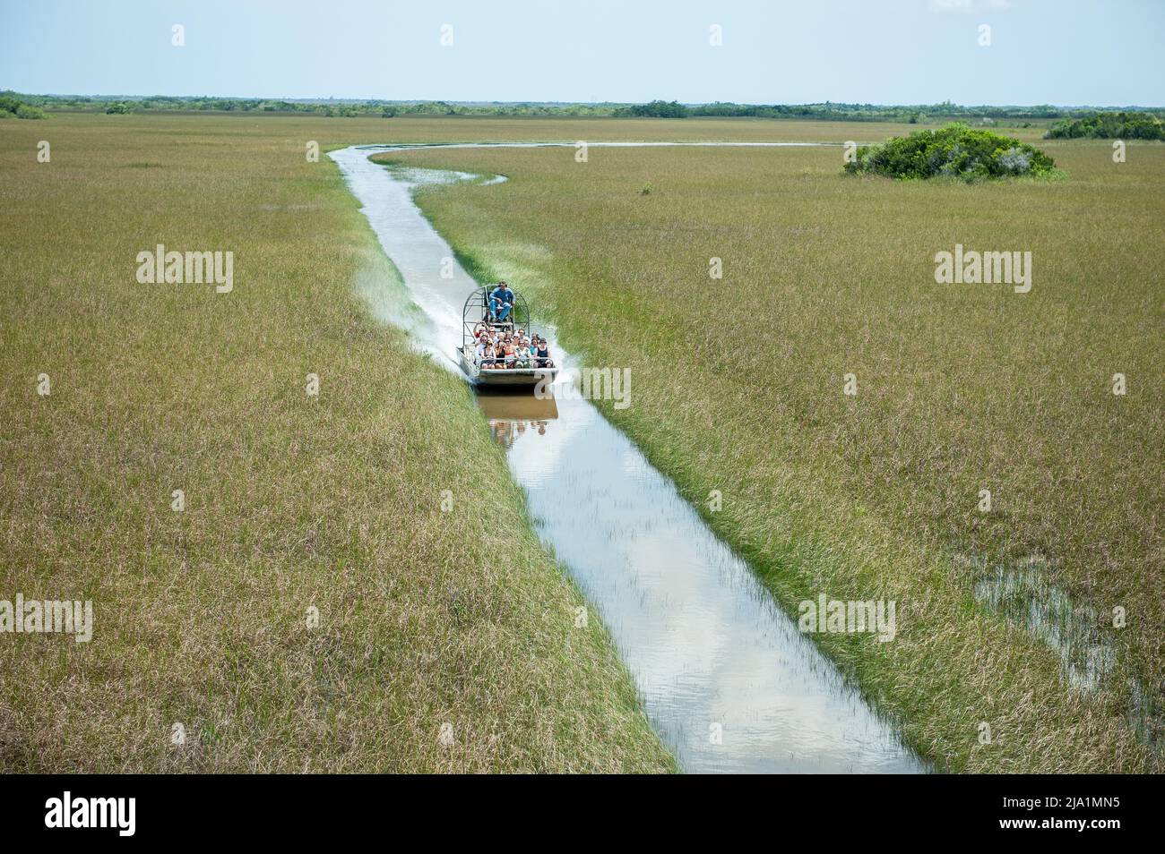 Stock images of Everglades National Park, Florida - Airboats flying ...