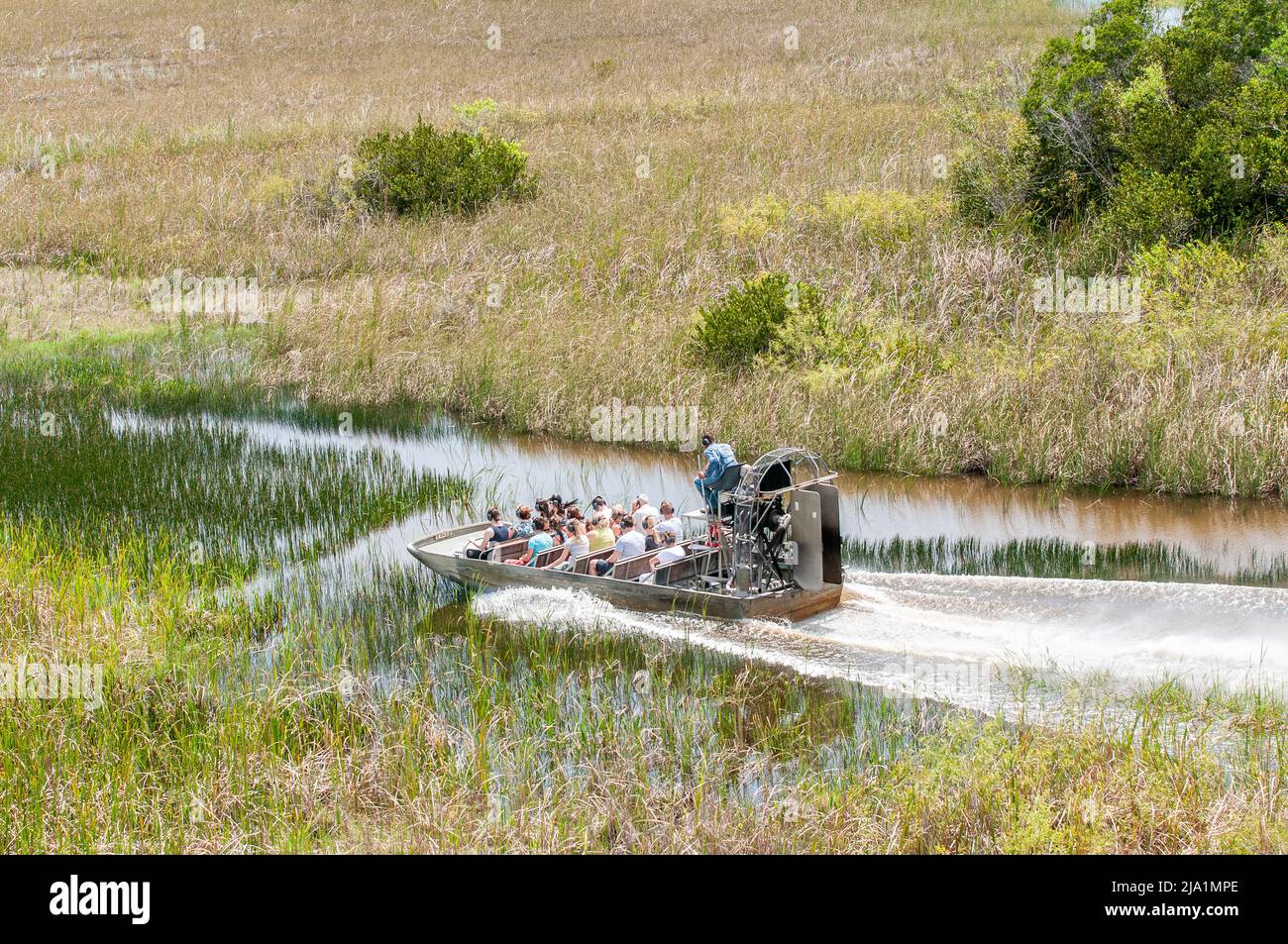Stock images of Everglades National Park, Florida - Airboats flying ...