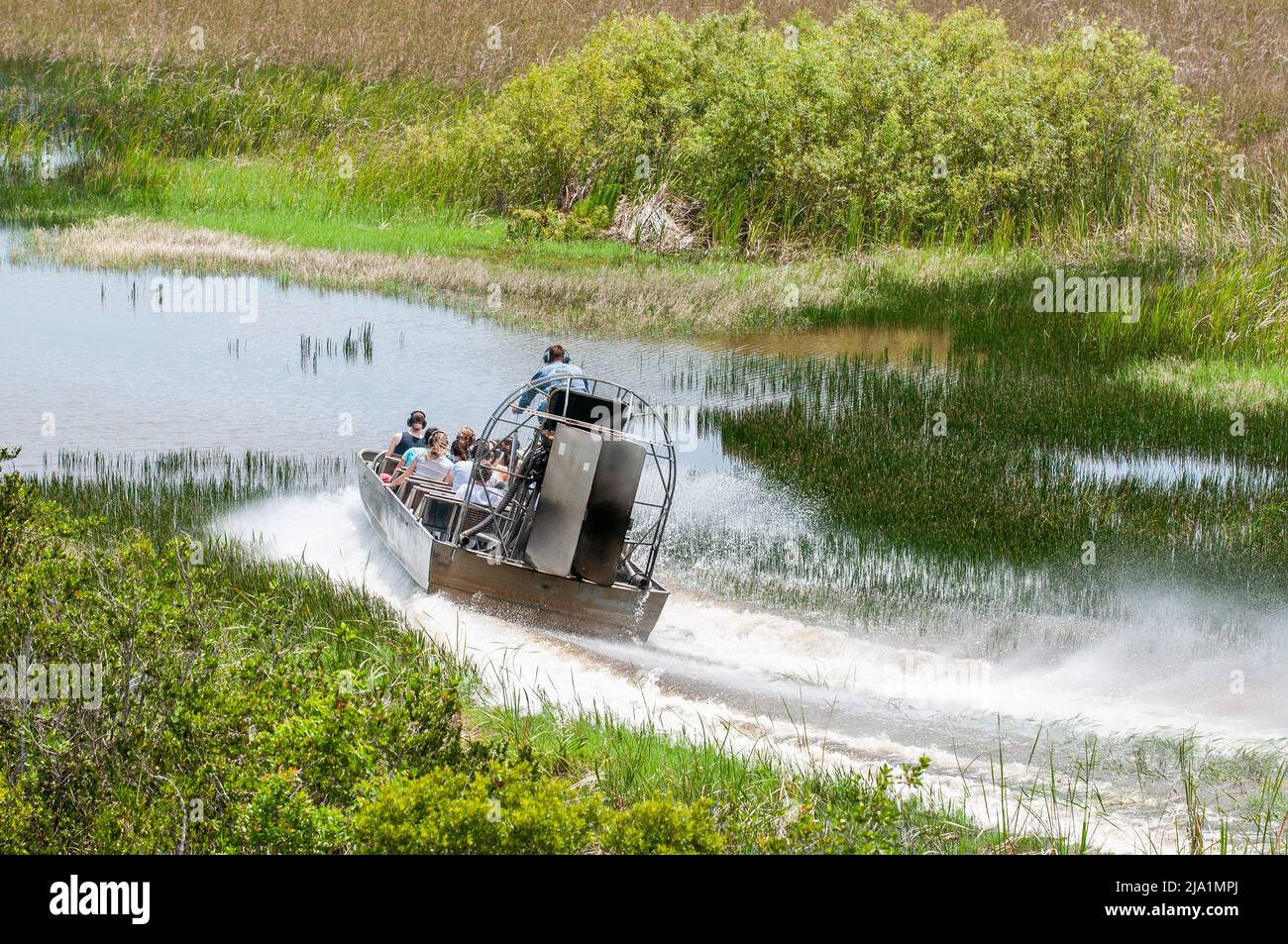 Stock images of Everglades National Park, Florida - Airboats flying ...