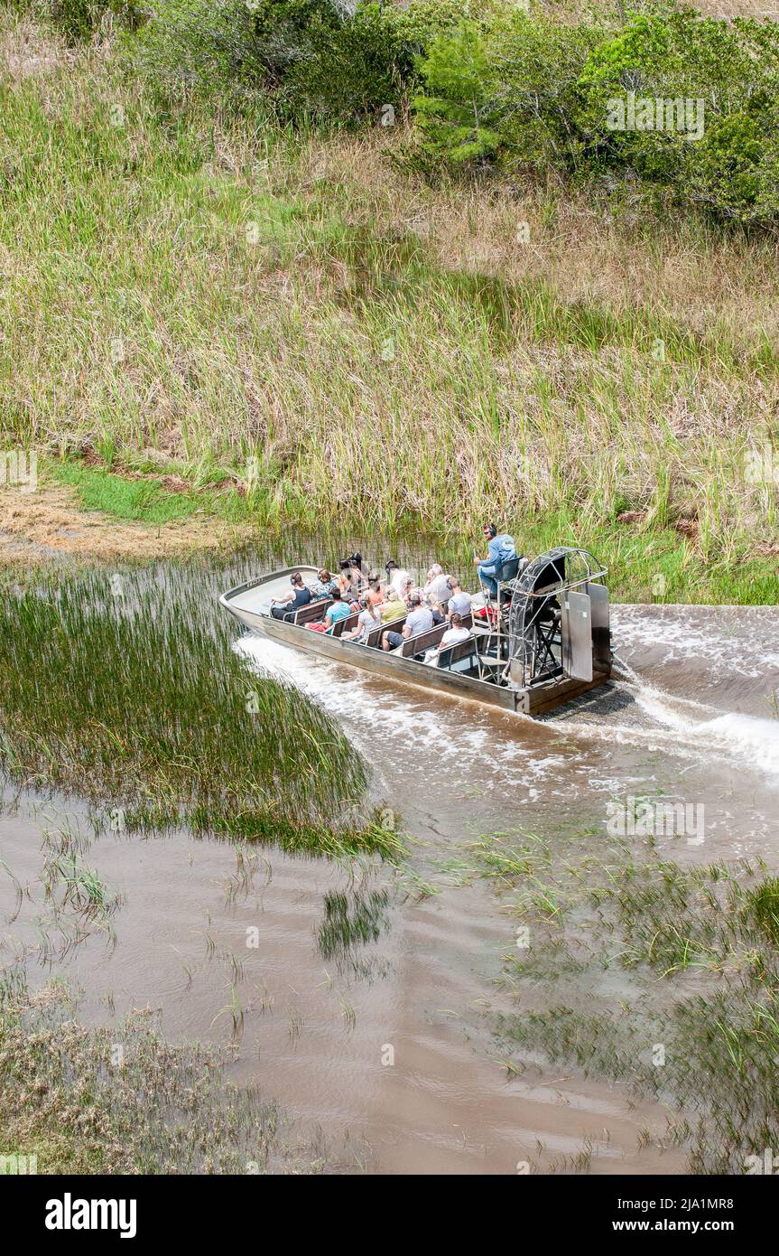 Stock images of Everglades National Park, Florida - Airboats flying ...