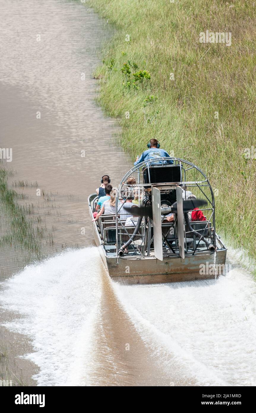 Stock images of Everglades National Park, Florida - Airboats flying ...
