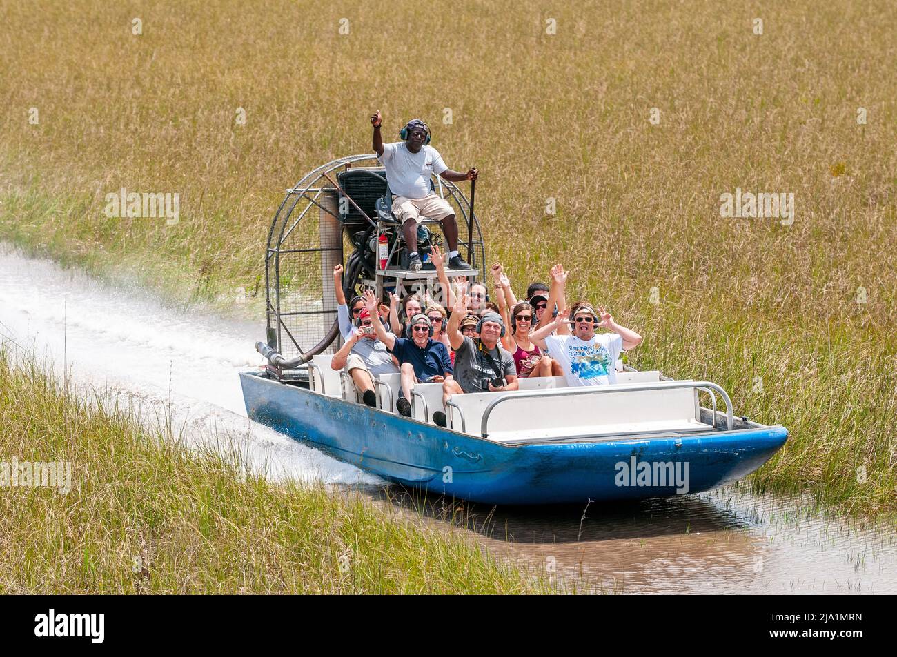 Stock images of Everglades National Park, Florida - Airboats flying ...
