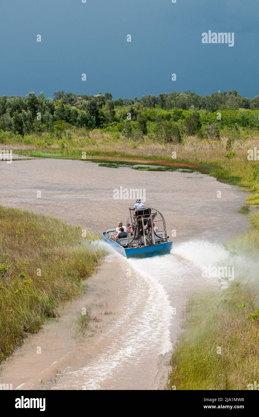 Stock images of Everglades National Park, Florida - Airboats flying ...