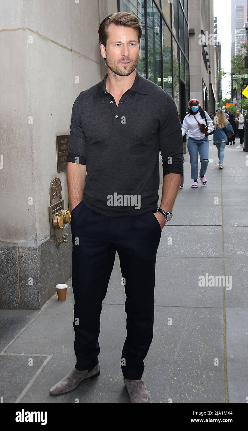 New York, NY, USA. 26th May, 2022. Glen Powell seen at NBC's Today Show promoting Top Gun ...