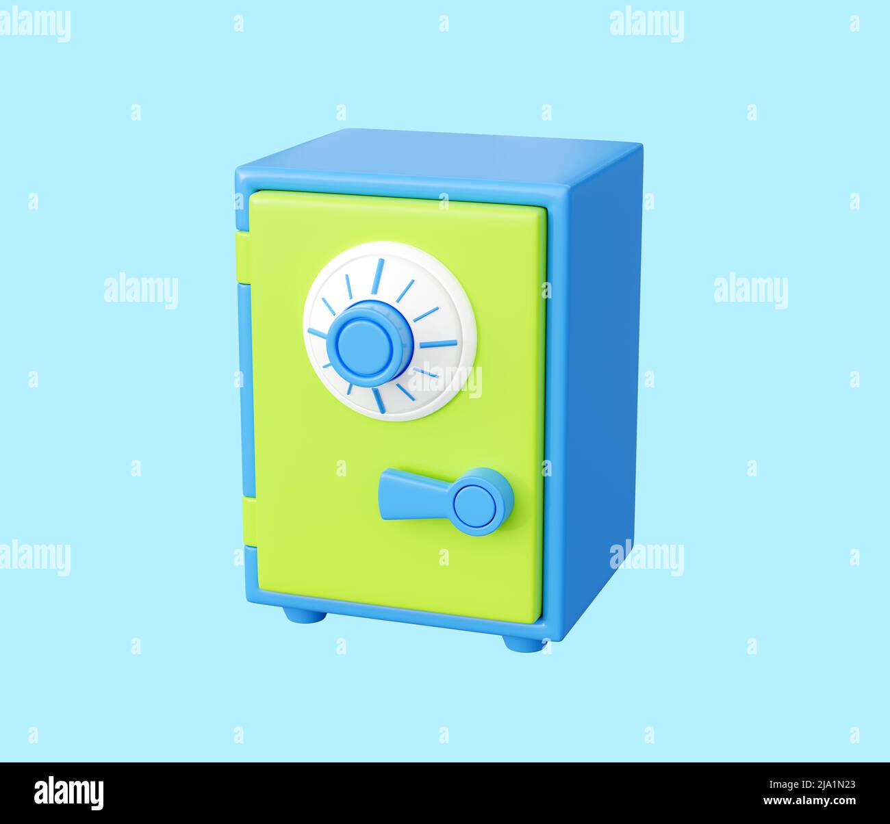 Cartoon illustration combination padlock security hi-res stock ...
