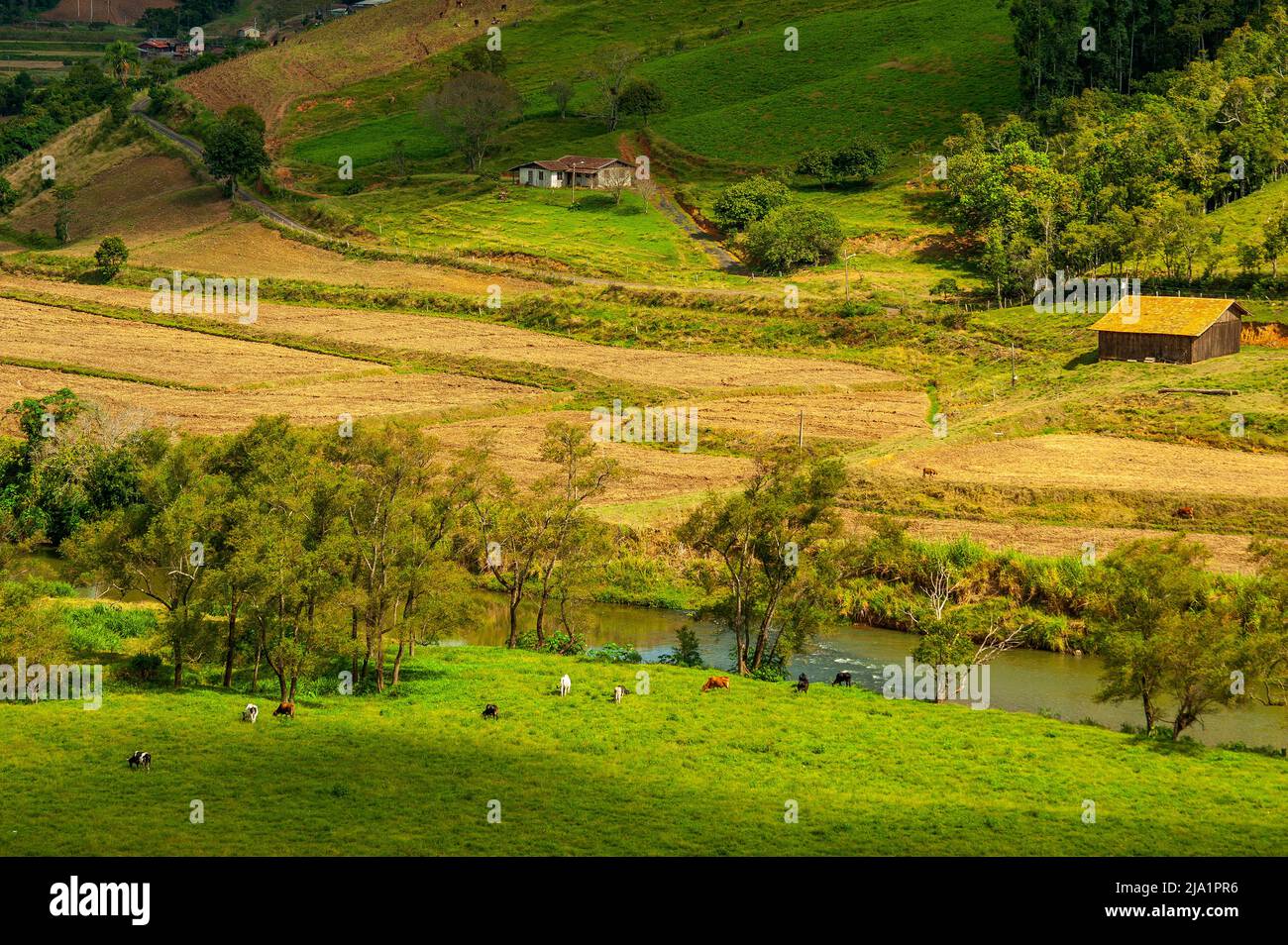 Rural life at Serra Catarinense, Santa Catarina, Brazil Stock Photo - Alamy
