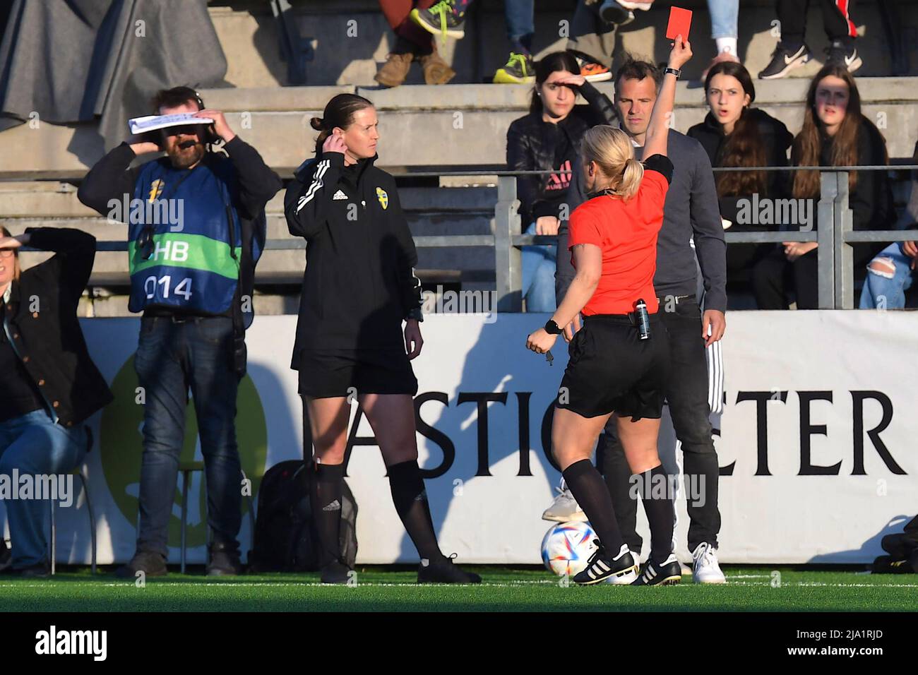 Malmo, Sweden, May 26th 2022: head coach Robert Vilahamn (Hacken) gets ...