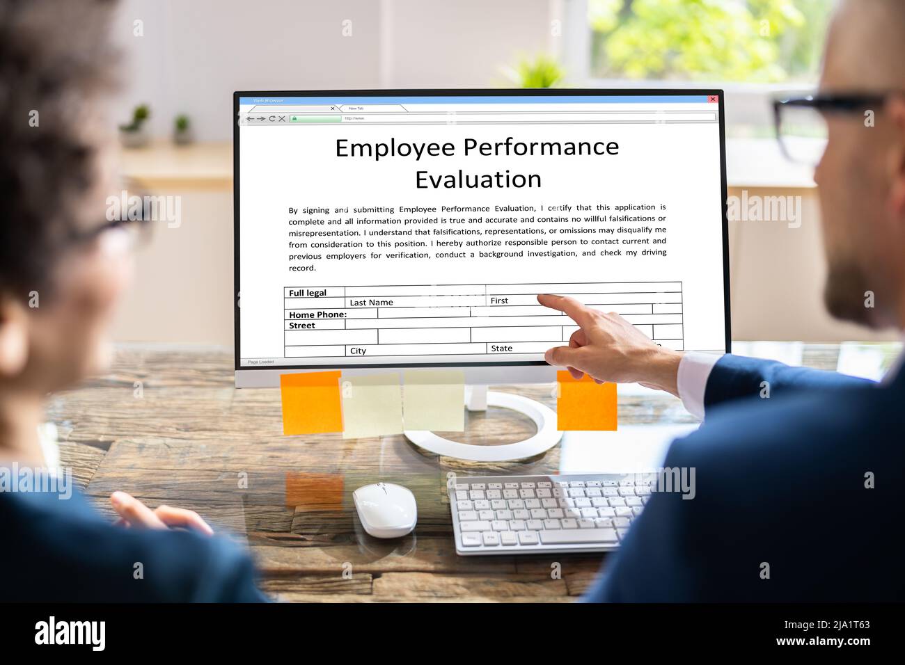 Filling Employee Performance Evaluation. Appraisal And Reward Feedback ...