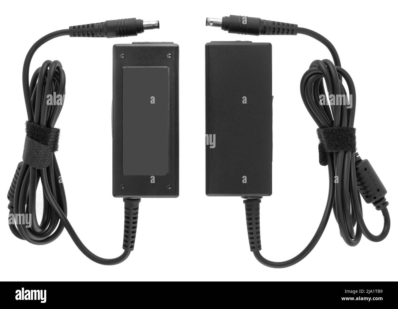 power supply for laptop, spare part for computer, on a white background ...