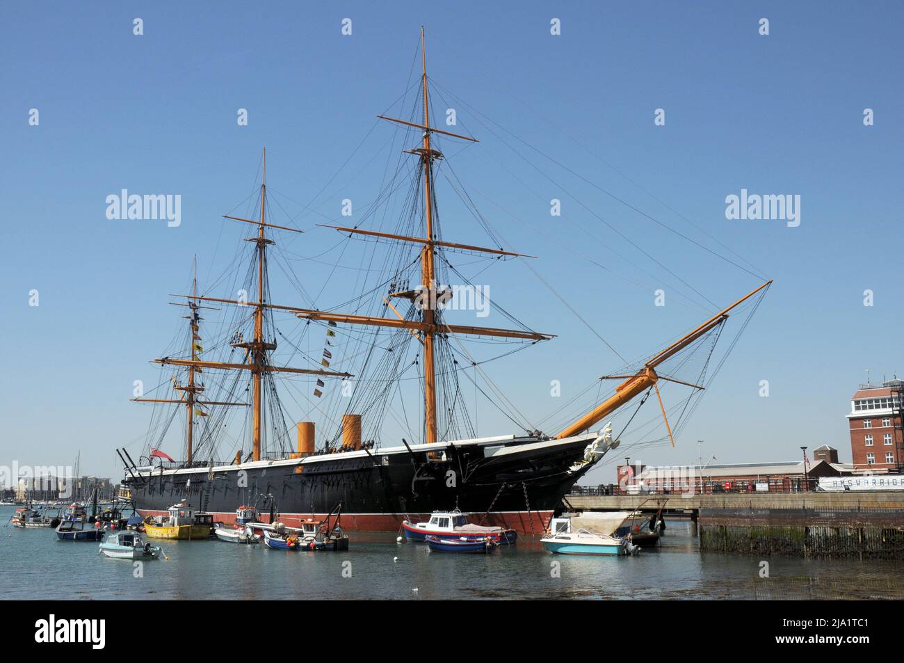 FIRST IRON CLAD WARSHIP ,LHMS WARRIOR, PORTSMOUTH HISTORIC DOCKYARD ...