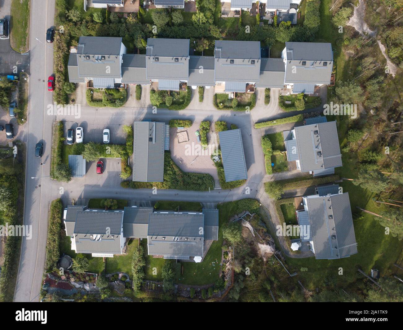 Finland houses finnish housing hi-res stock photography and images - Alamy