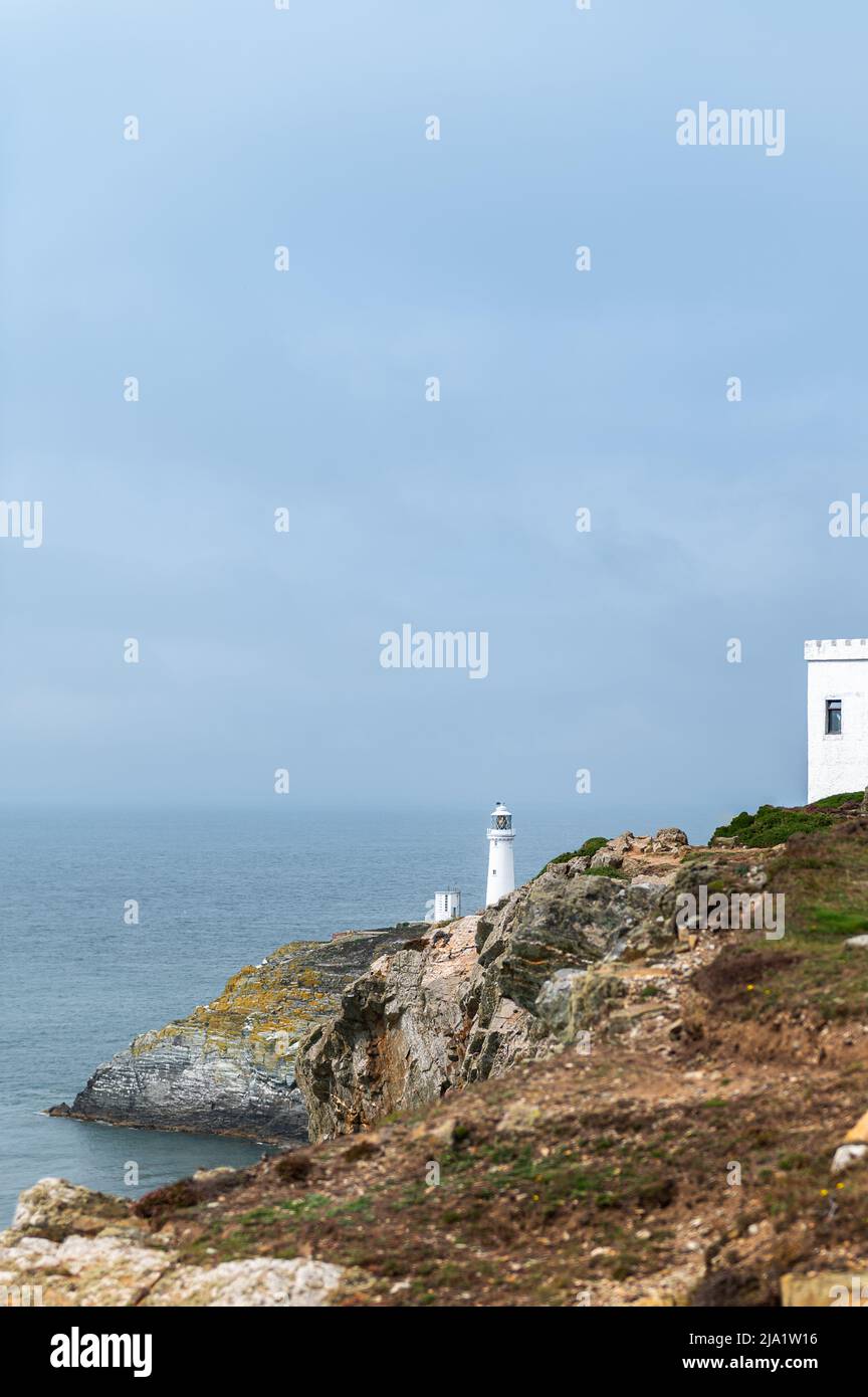 South Stack Lighthouse, Wales, Anglesey, UK Stock Photo - Alamy