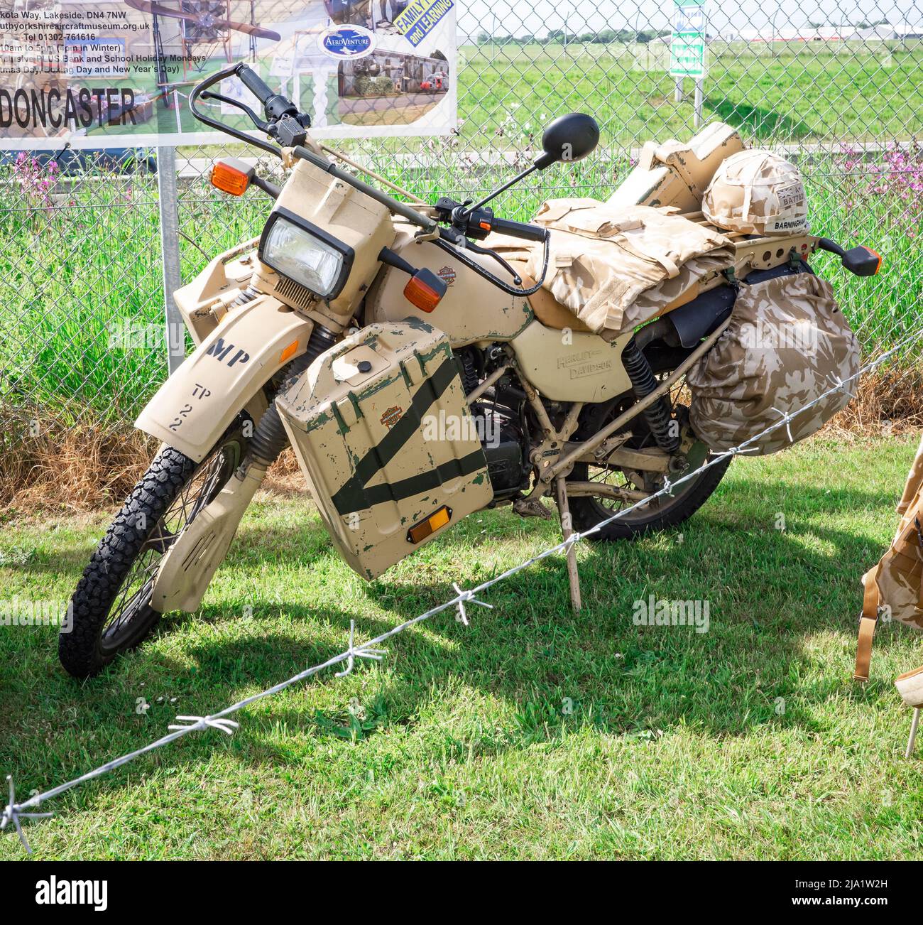 Norwich, Norfolk, UK. May22 2022. Harley Davidson historical off road ...