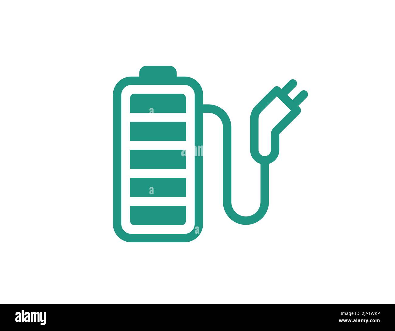 Rechargeable battery with cord and electric charging connector linear ...
