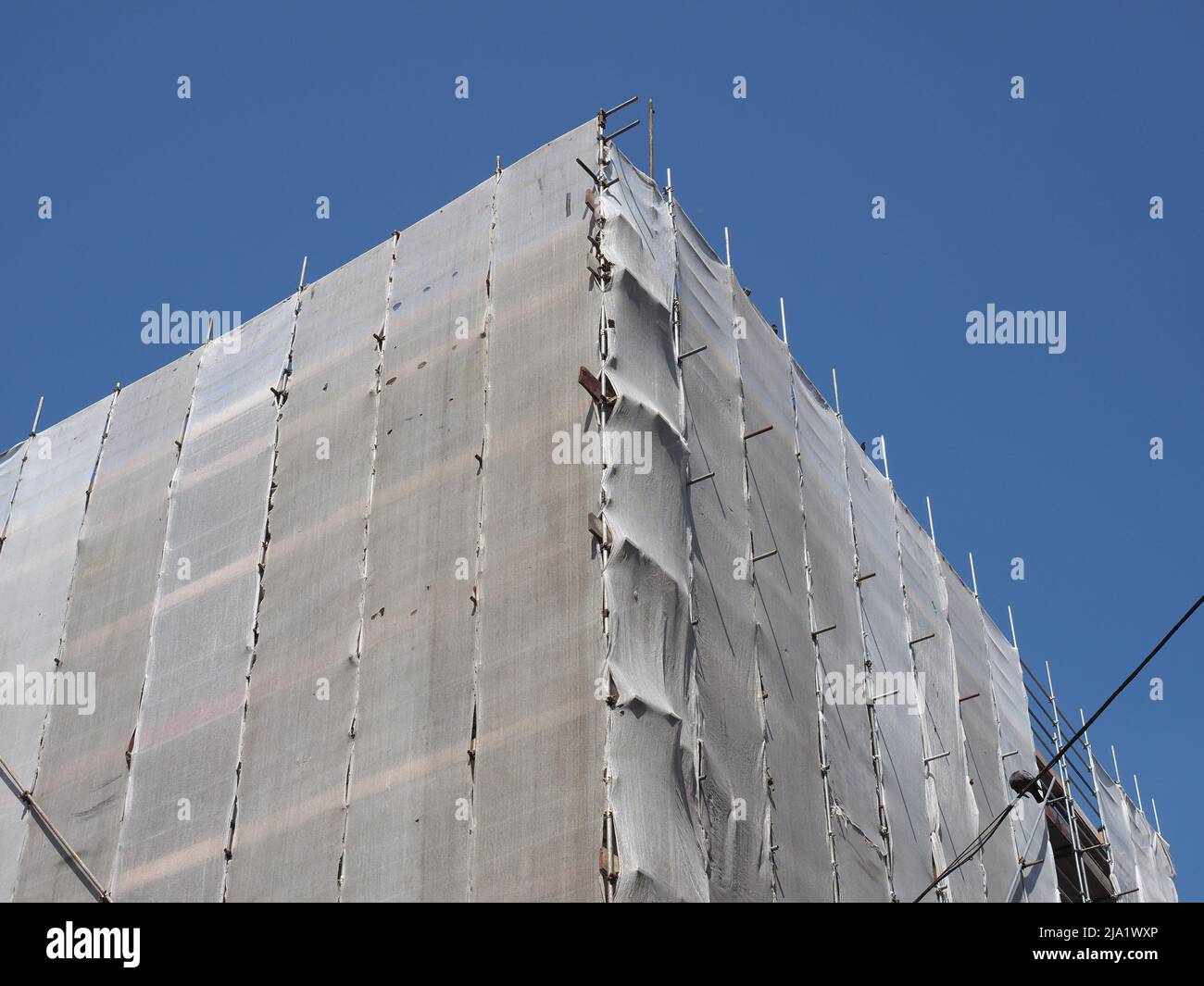 temporary pipes and joints scaffolding for construction works at ...